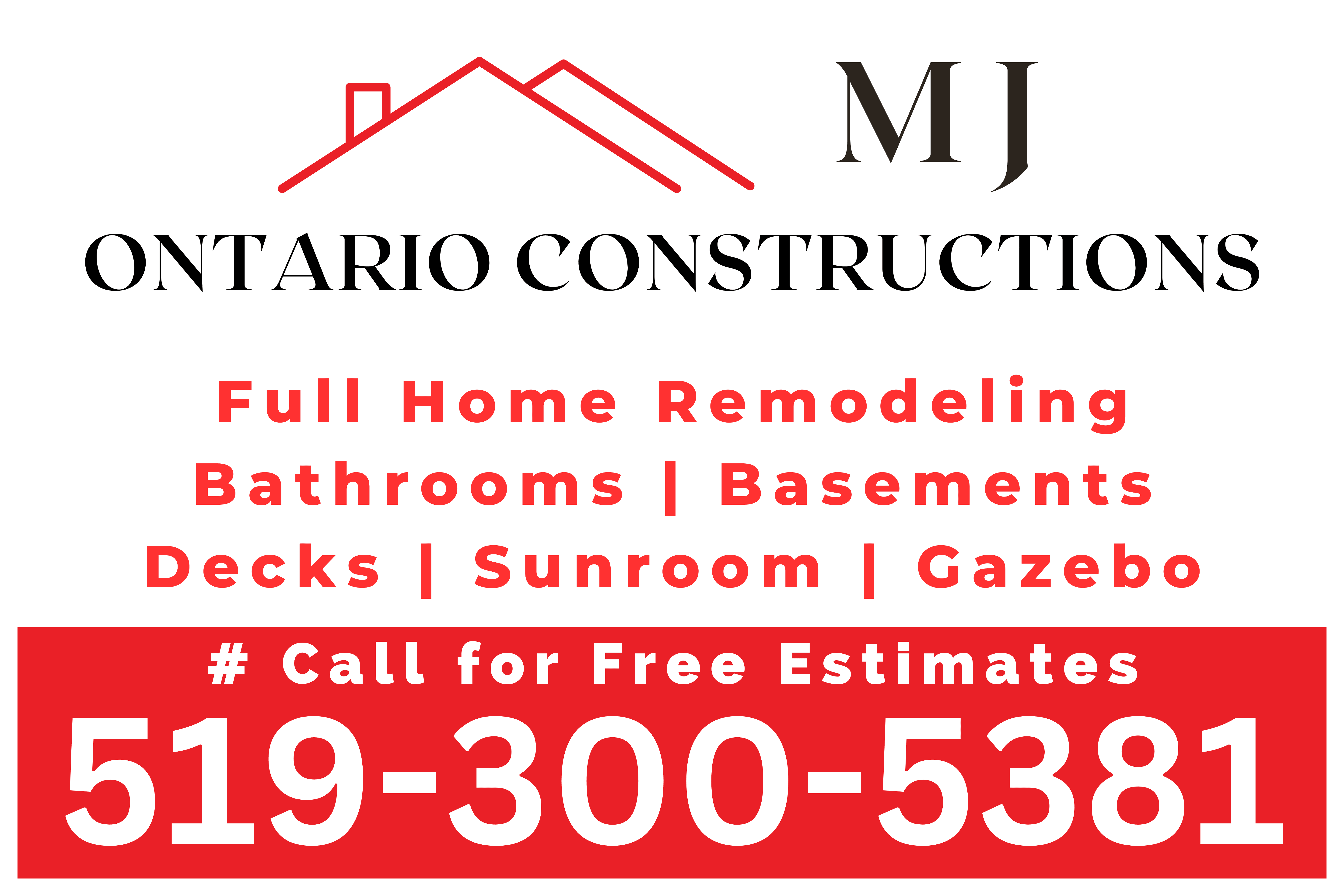 MJ Ontario Constructions